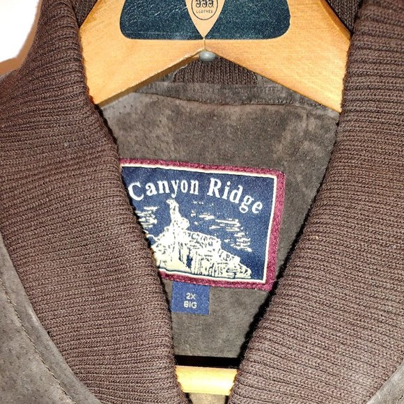 Canyon Ridge | Jackets & Coats | Canyon Ridge Nwot Brown Sueded Leather ...